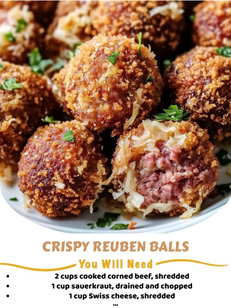 Crispy Reuben Balls