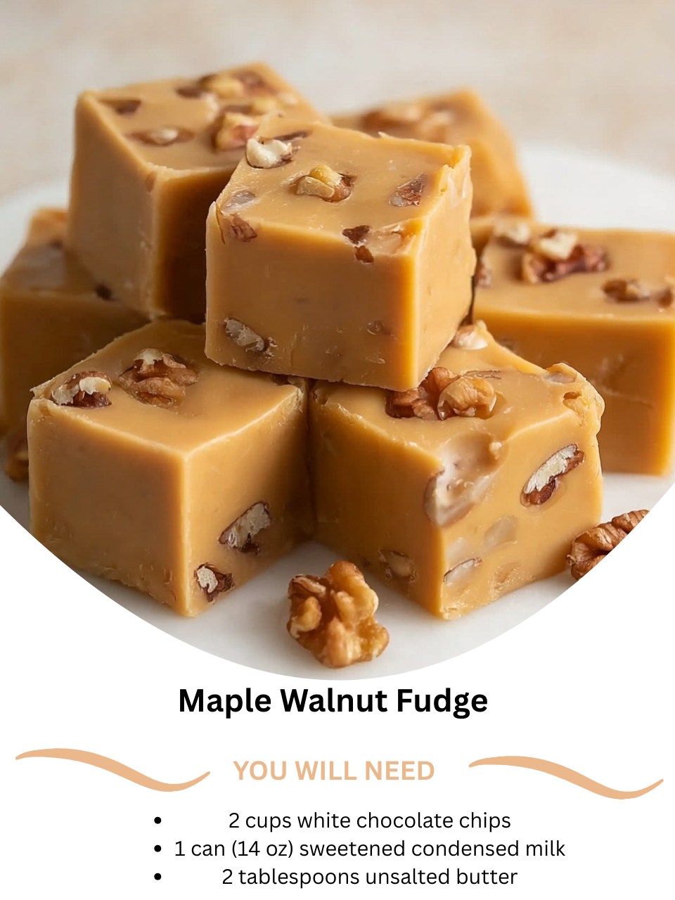 Maple Walnut Fudge