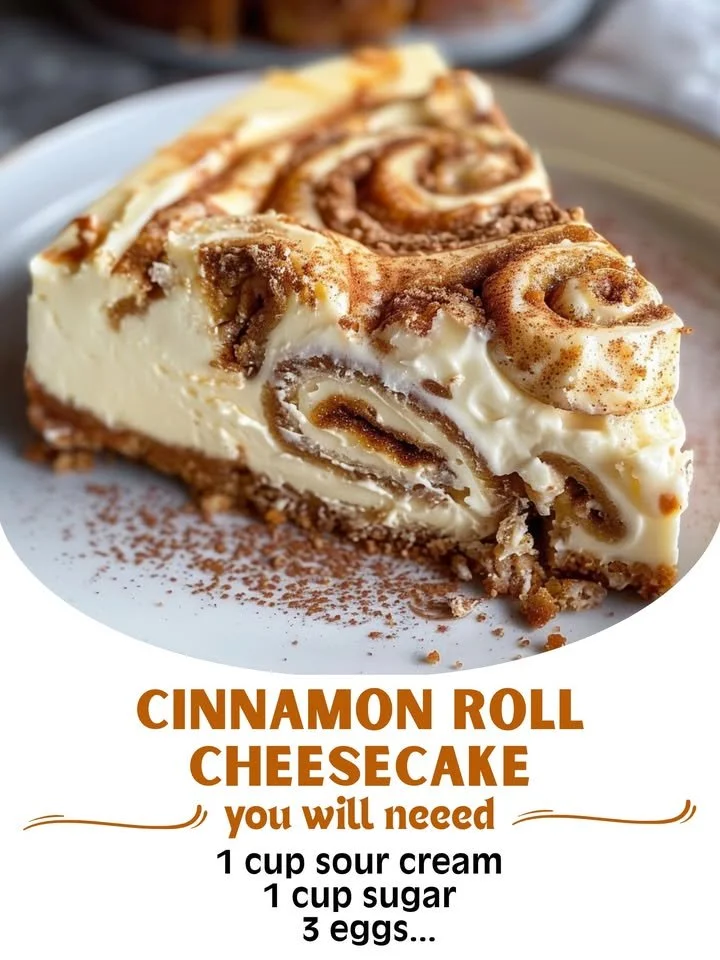 Cinnamon Roll Cheesecake